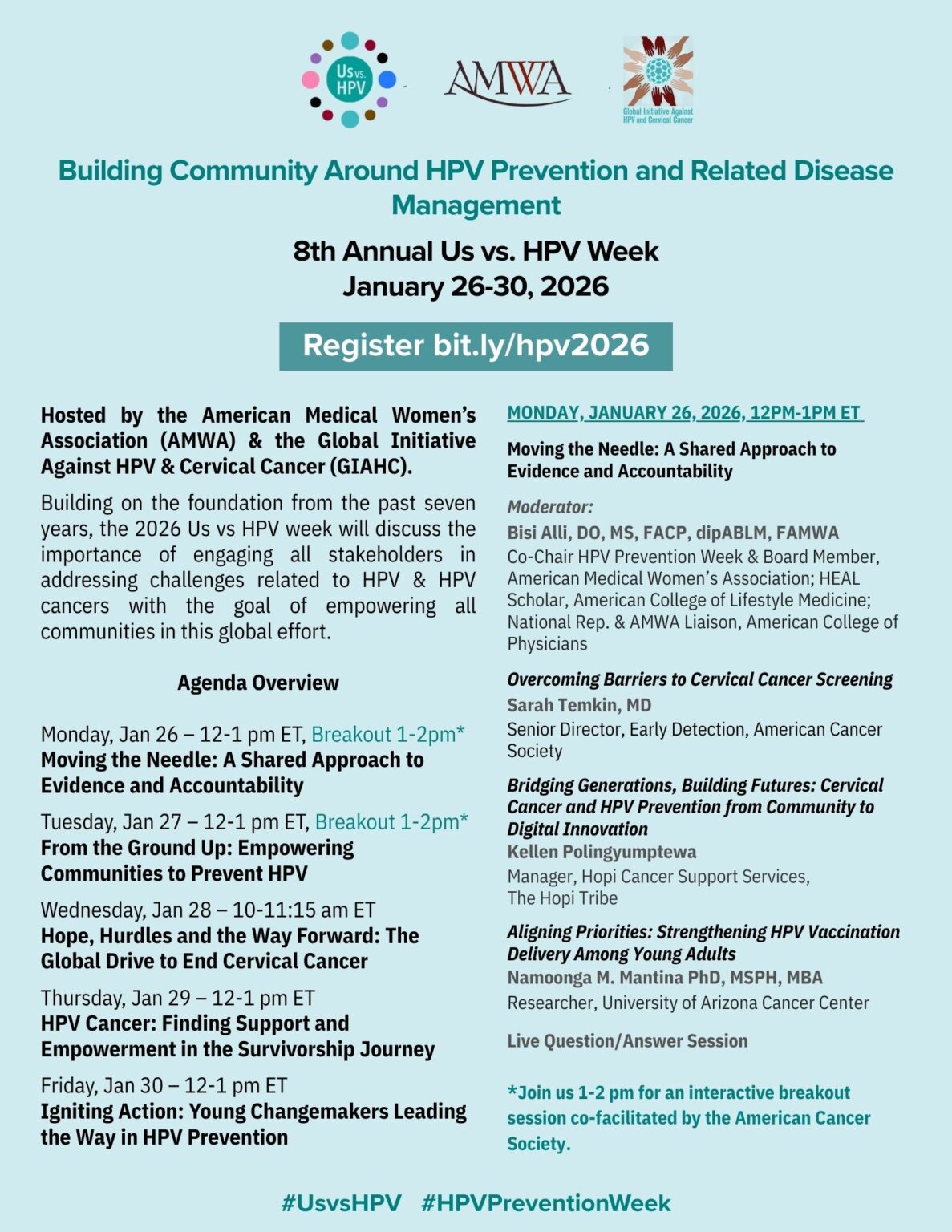 HPV Prevention Week - American Medical Women's Association
