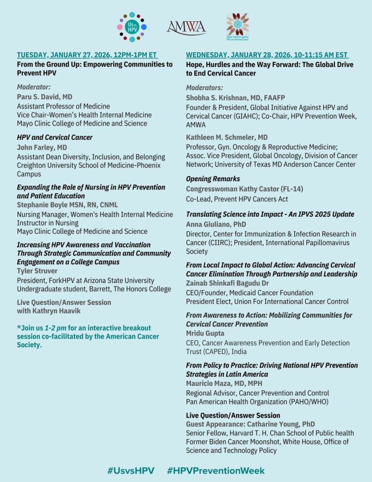 HPV Prevention Week - American Medical Women's Association